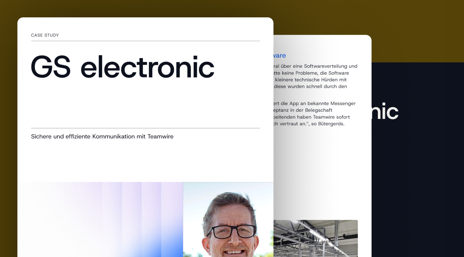 Teamwire Success-Story GS Electronic